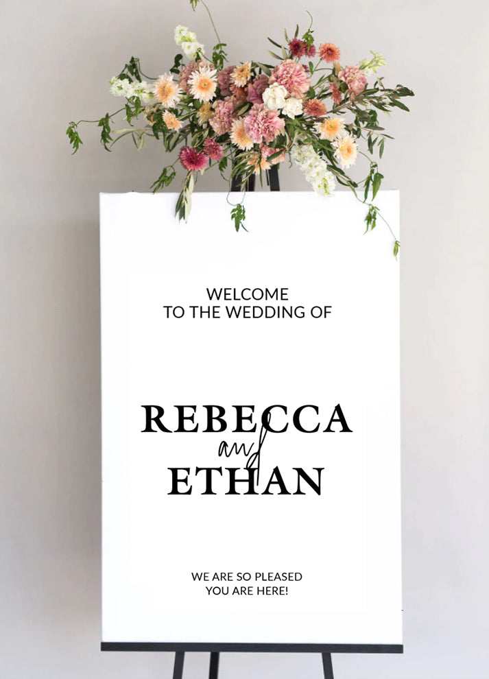 Welcome Signs – Timaru Wedding Design
